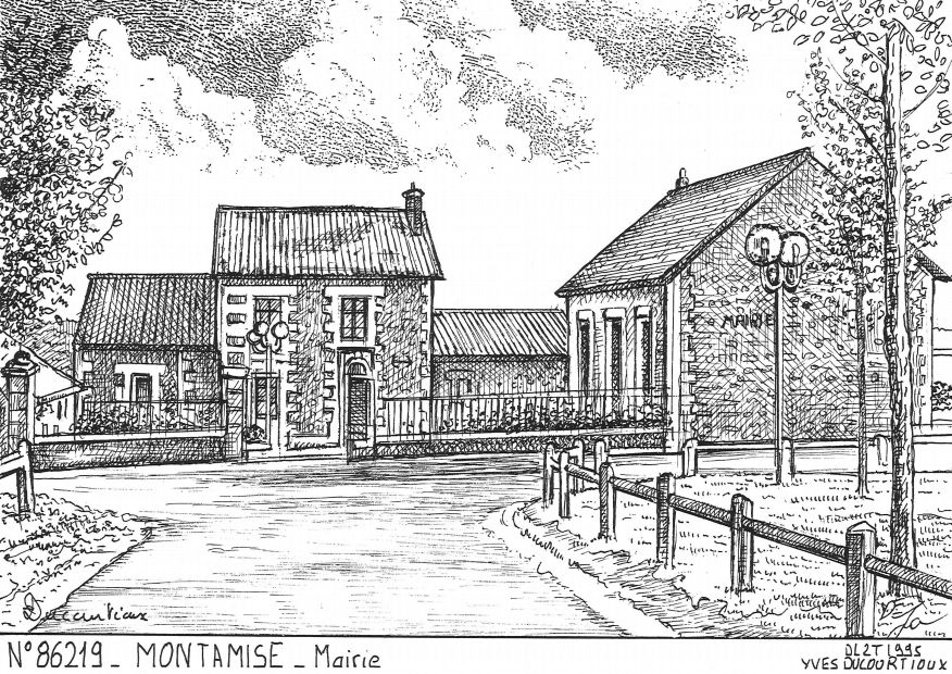 Yves DUCOURTIOUX - Cartes Postales MONTAMISE 86 Vienne , souvenirs ...